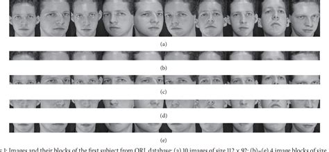 Figure 1 From Block Wise Two Dimensional Maximum Margin Criterion For