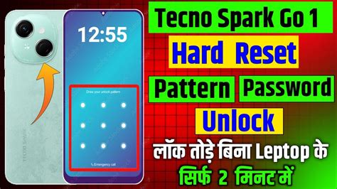 Tecno Spark Go Hard Reset Tecno KL Screen Lock Remove Hardreset YouTube