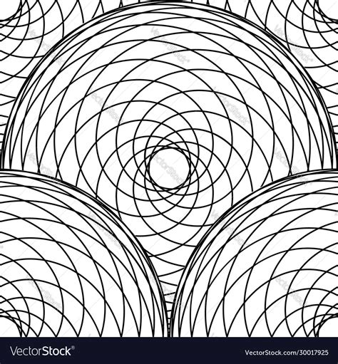 Abstract Geometric Pattern With Intersection Vector Image