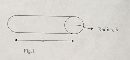 Radius R Fig Chegg Com