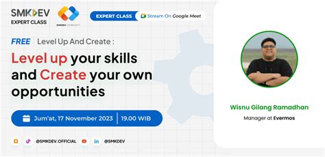 level up your skills and create your own opportunities — smkdev
