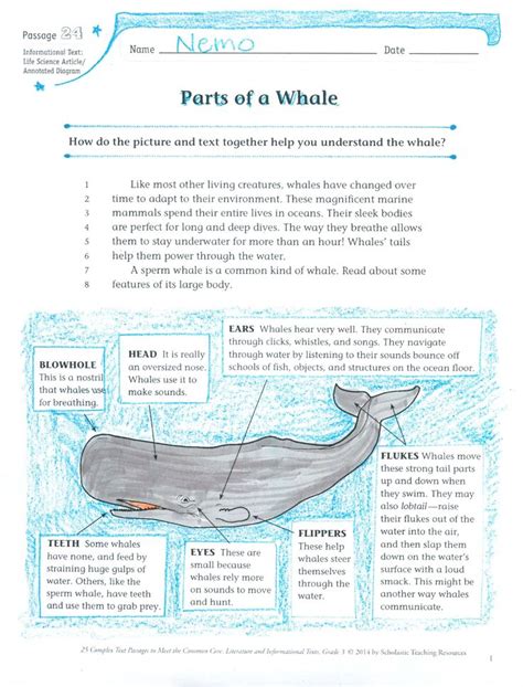 This Life Science Article Includes An Annotated Diagram To Help