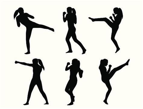 Royalty Free Kickboxing Clip Art Vector Images And Illustrations Istock