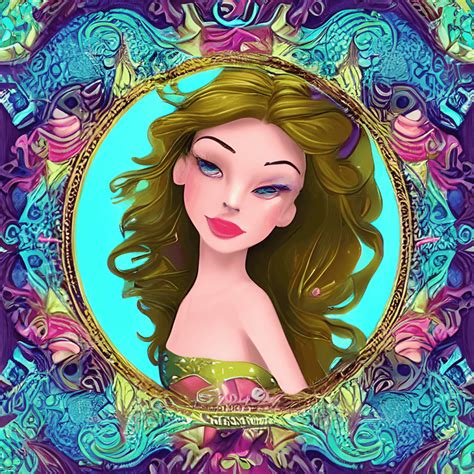 Beautiful Realistic Girl Dressed As Princess Ariel Creative Fabrica