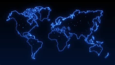 Digital World Map Vector Digital World Map Vector Images Over 37 000