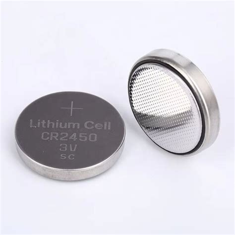 36v Lithium Ion Button Cell Battery 150mah Lir 2450 Li Ion Rechargeable Battery China