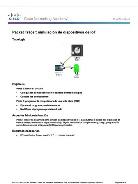 Pdf 2214 Packet Tracer Simulating Iot Devices Compress Pdf