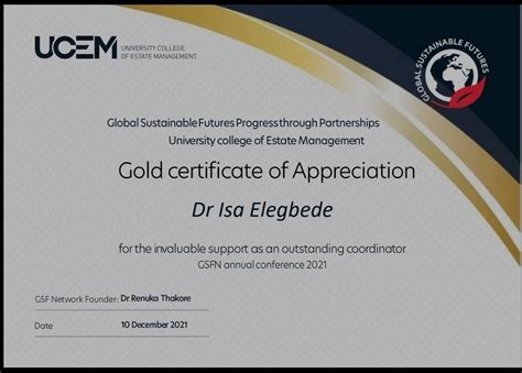 Dr Isa Elegbede Phd On Linkedin Gsfn Sustainable Network