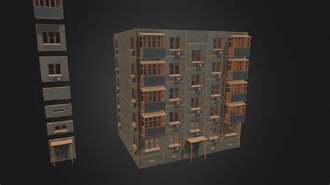 Modular Russian Building 3d Model By Snowy0panther [776068c] Sketchfab