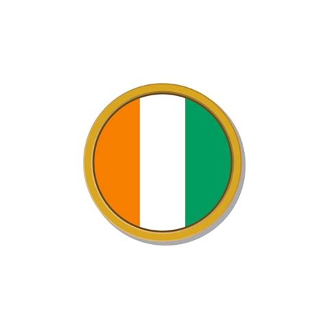 Premium Vector Illustration Of Ivory Coast Flag Template