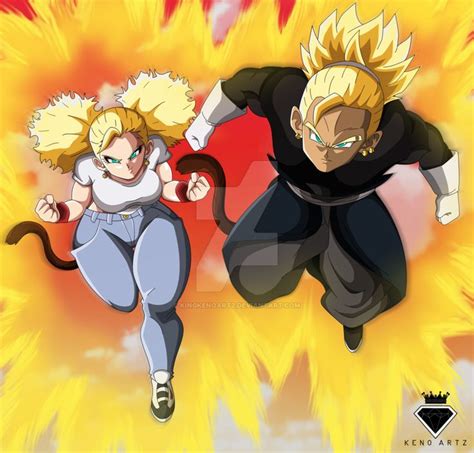 Chaya And Turlo Ssj 1 By Kingkenoartz Dragon Ball Super Art Dragon