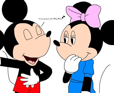 Mickey Sings A Song To Minnie By Ultra Shounen Kai Z On Deviantart