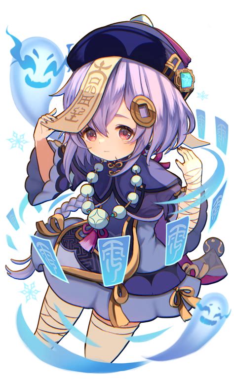 Qiqi Genshin Impact Drawn By Marekamico Danbooru