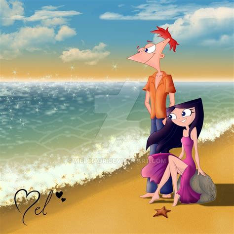 Phinbella Playa Phineas And Isabella Cartoon World Phineas And Ferb