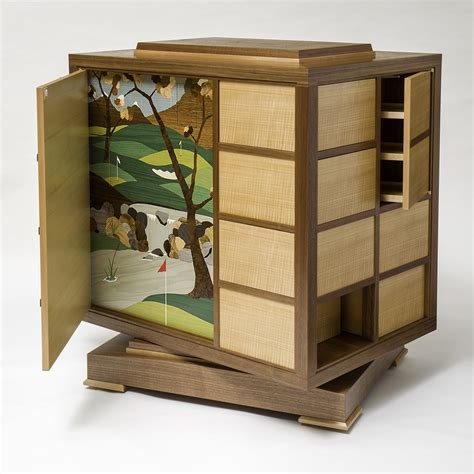 Spinning Cabinet Ct Fine Furniture