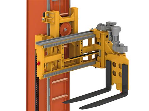 Automatic Trilateral Stacker Crane Automated Warehouses For Pallets