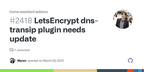 Letsencrypt Dns Transip Plugin Needs Update · Issue 2418 · Home