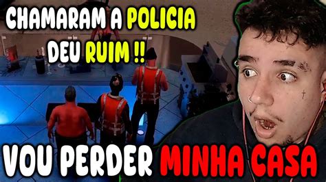 A Policia Descobriu A Minha Casa Deu Treta E Eu Vou Preso No Gta Rp