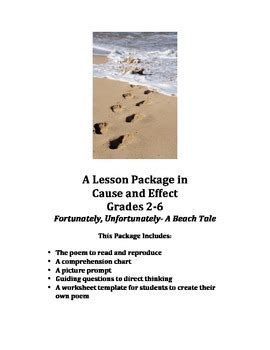 Cause And Effect Language Arts Grade To Lesson And Printables