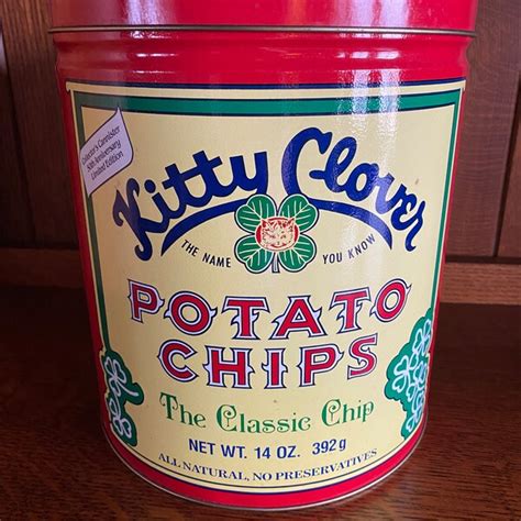 Chips Vintage Tin Etsy