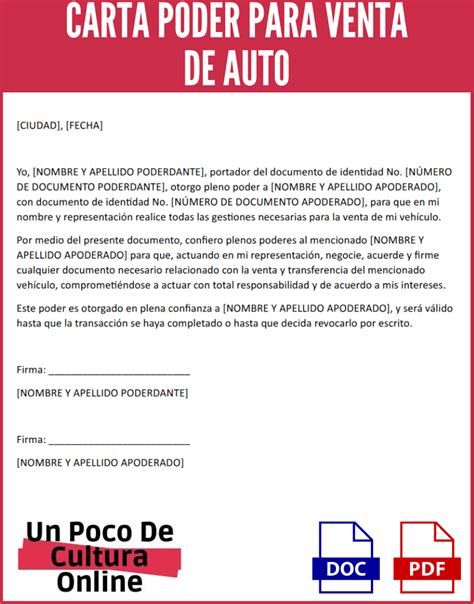 Modelo Carta Autorizacion Levantamiento De Prenda Modelo De Informe