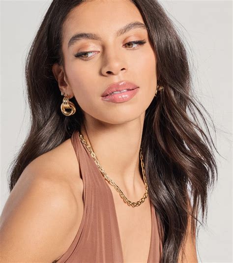 Statement Layered Hoop Earrings And Windsor