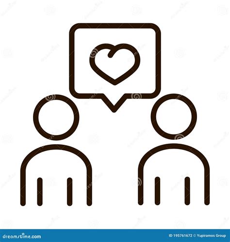 Partnership Line Icons Collection Alliance Collaboration Friendship Association Consort