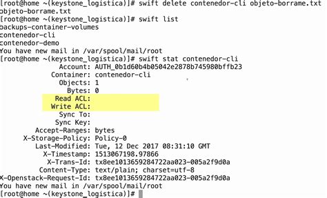 ¿cómo Gestionar Las Acls De Swift En Openstack