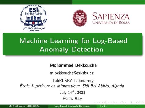 Log Based Anomaly Detection Enhancing System Reliability With Machine Learning Pdf
