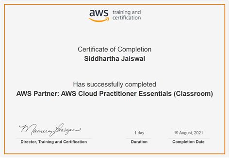 Siddhartha Jaiswal On Linkedin Thank You Aws Training And Certification For This Excellent Training