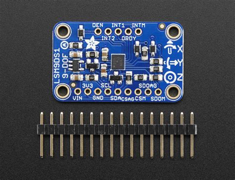 Overview Adafruit Lsm9ds1 Accelerometer Gyro Magnetometer 9 Dof