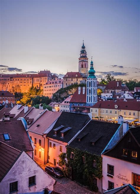 Castle Tower Bohemia Evening Free Photo On Pixabay