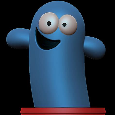 3d Printable Bloo Fosters Home For Imaginary Friends By Sillytoys