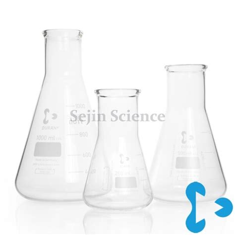 듀란 슈퍼듀티 광구 삼각 플라스크 Du2122724외 100ml 250ml Duran Super Duty Wide Neck 세진과학