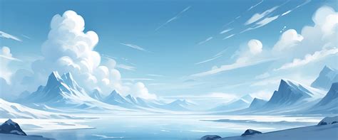 Serene Arctic Landscape Free Download Ai Scribbles