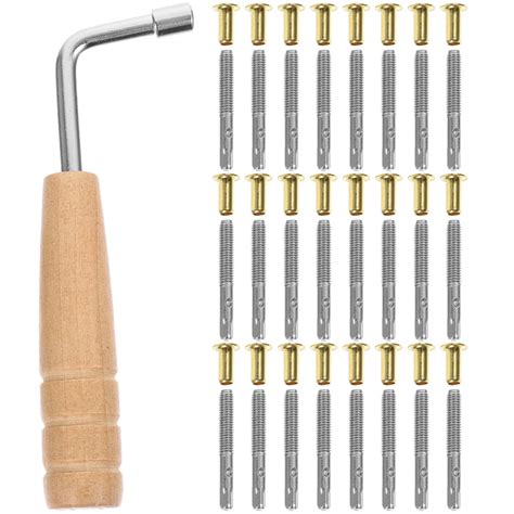 REACHISE Lap Harp Lyre Tuning Kit 24 Pins Wrench For Small Harp Walmart Com