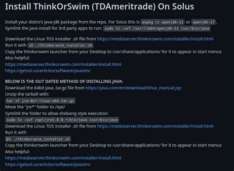 Thinkorswim On Linux Stuck At Installing Updates Rthinkorswim