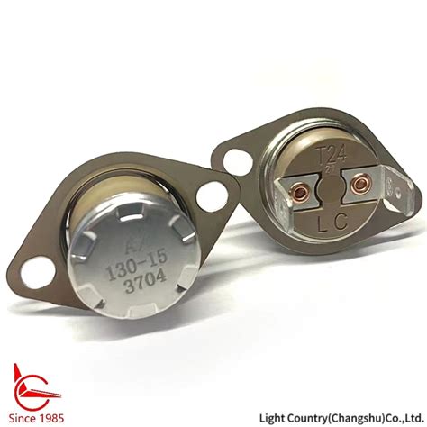 Normally Closed KSD Automatic Reset Thermal Switch High Temperature
