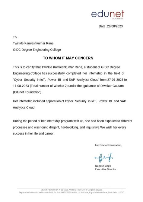 Internship Iot Dataanalytics Powerbi Raspberrypi Kalilinux Twinkle Rana