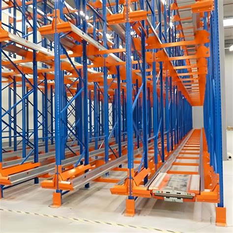 High Density Warehouse Pallet Shelving Rack Radio Shuttle Racking