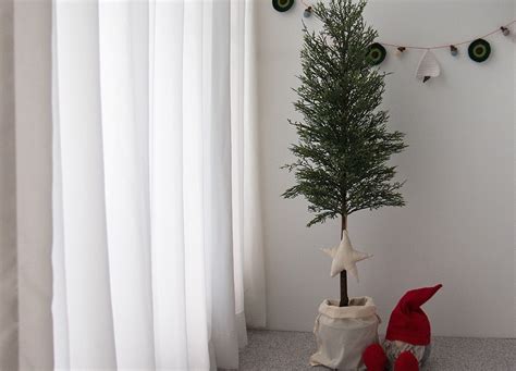 네츄럴 사이프러스 크리스마스트리110cm 오너먼트 전구세트 내추럴 트리장식