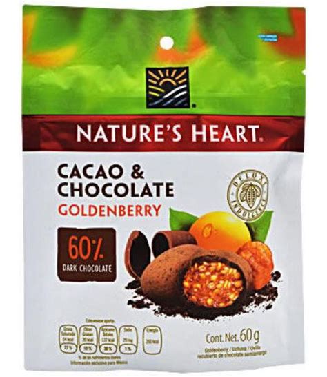 Golden Berry Cubierto De Cacao Y Chocolate 60 G Natures Heart