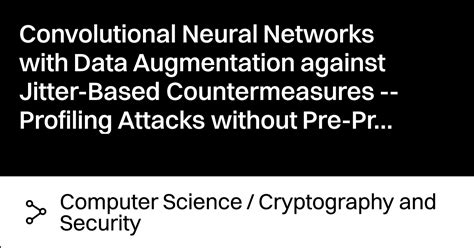 Convolutional Neural Networks With Data Augmentation Against Jitter