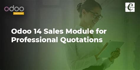 Odoo Sales Module For Professional Quotations