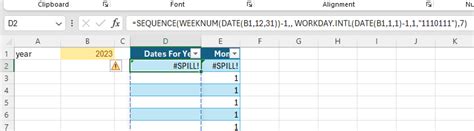 Vba Excel Sequence Function Does Not Work Within A Table Stack Overflow