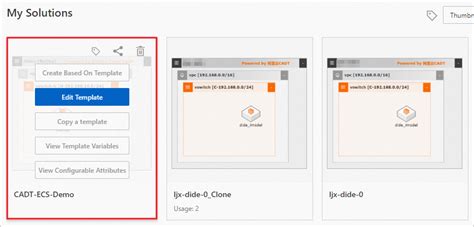 This Topic Describes How To Create Your Own Custom Template By Using Cloud Architect Design