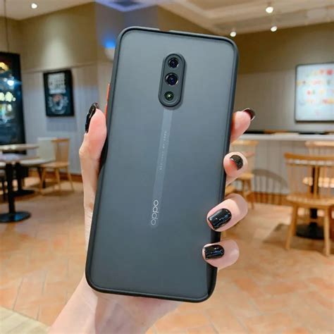 เคสขอบสีหลังขุ่น เคสกันกระแทก Oppo F9 F11 Pro A3s A5s A12 A31 A33 A53