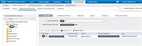 Solved Edit Active Directory Join In Cisco Ise V24 Cisco Community