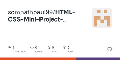 Github Somnathpaul Html Css Mini Project University Html Css