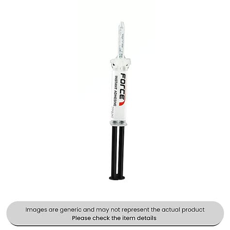 Force Instant Power Adhesive 3g Syringes Pack Qty 2